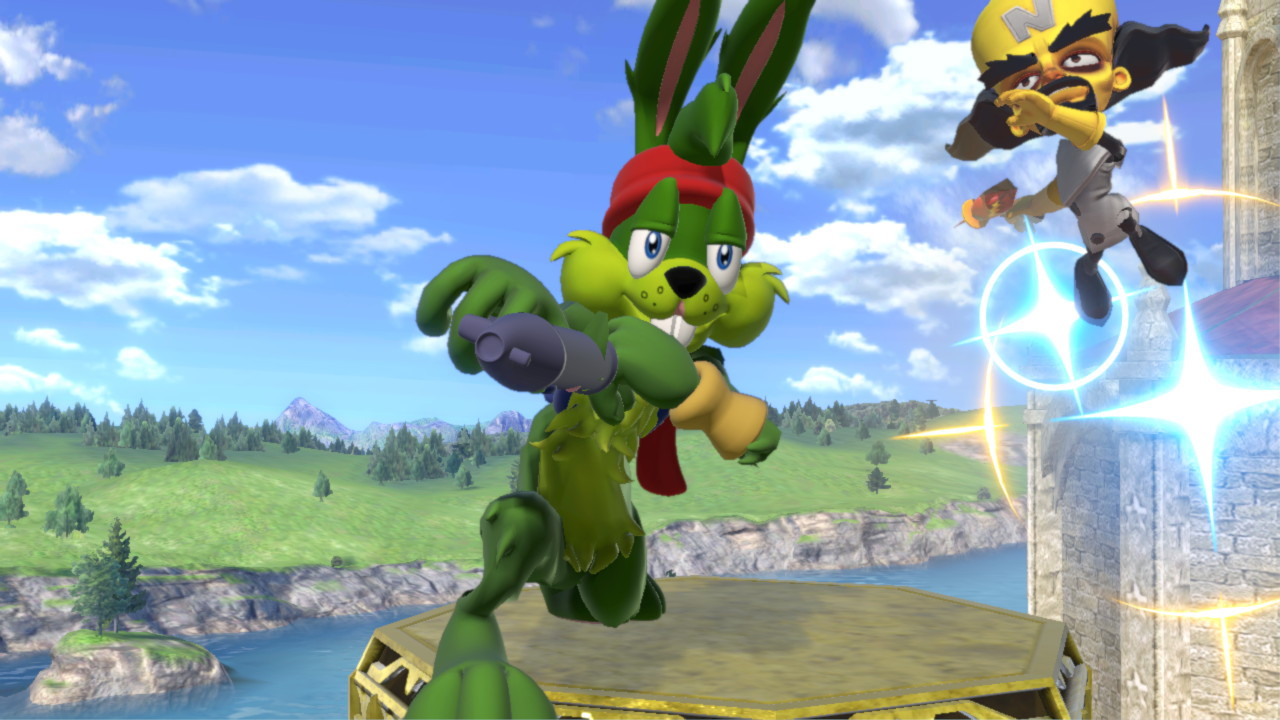 Jazz & Spaz Jackrabbit (Deluxe Mii) Mod for Super Smash Bros. Ultimate ...