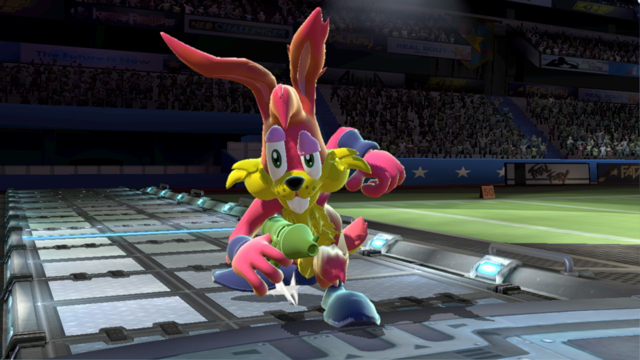 Jazz & Spaz Jackrabbit (Deluxe Mii) Mod for Super Smash Bros. Ultimate ...