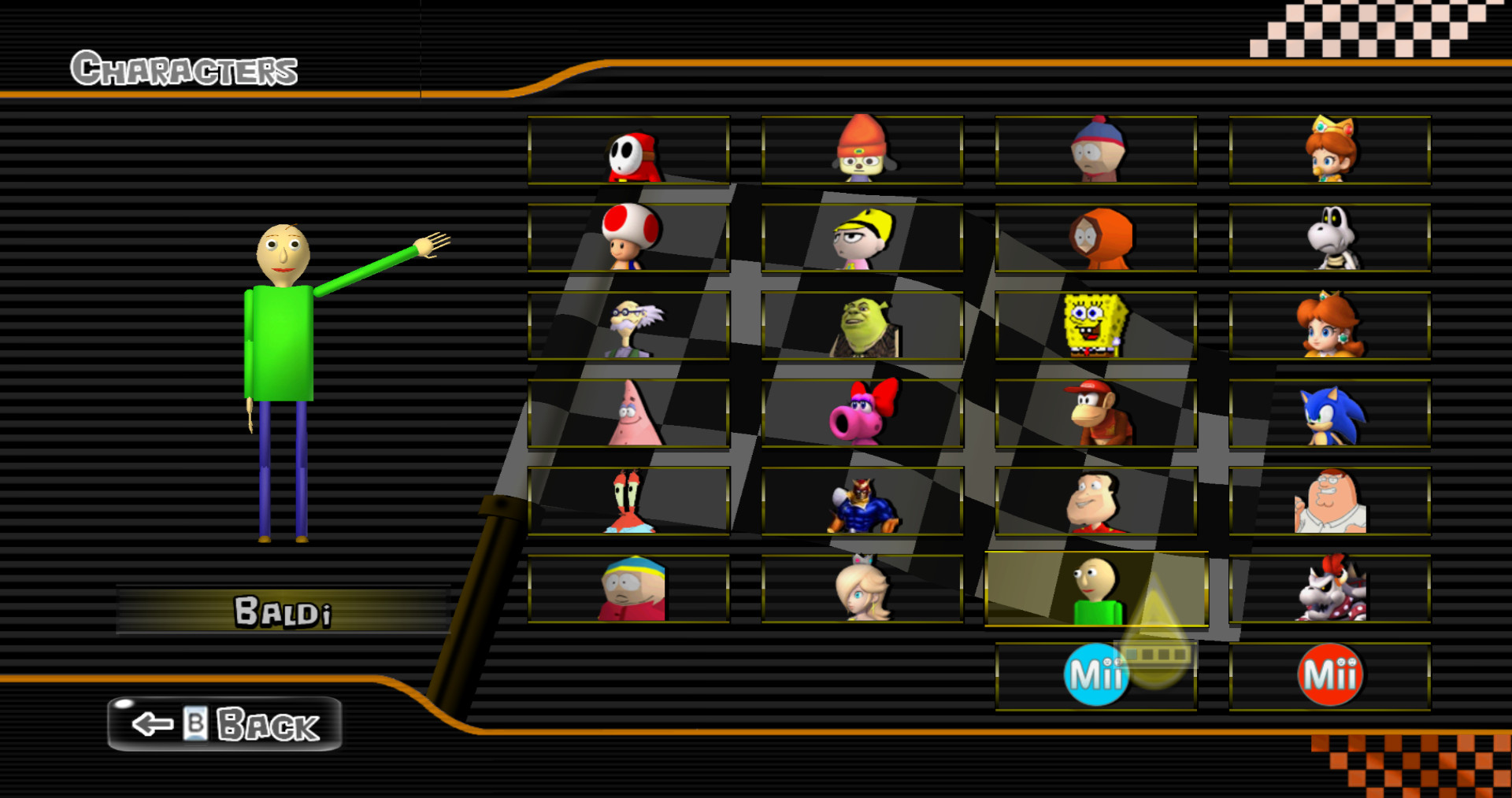 Baldi Mod for Mario Kart Wii | MKWii Mods