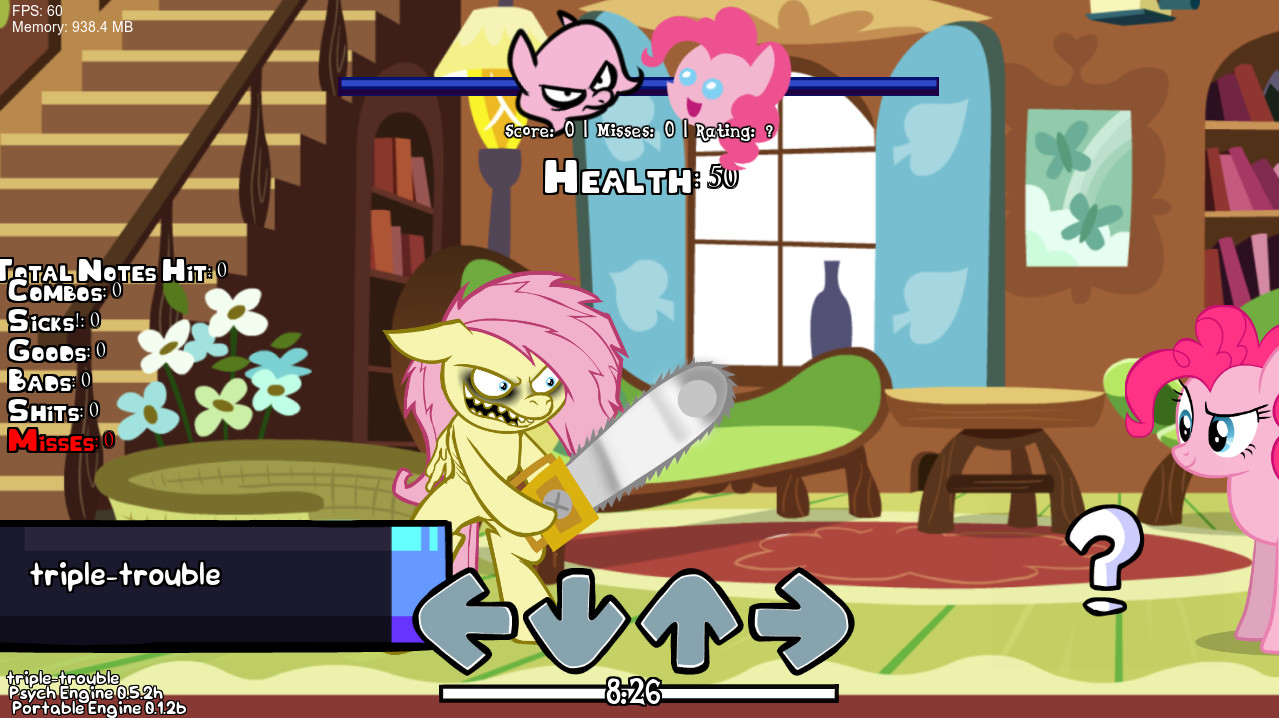 Mlp Triple Trouble Update Mod for Friday Night Funkin' | FNF Mods