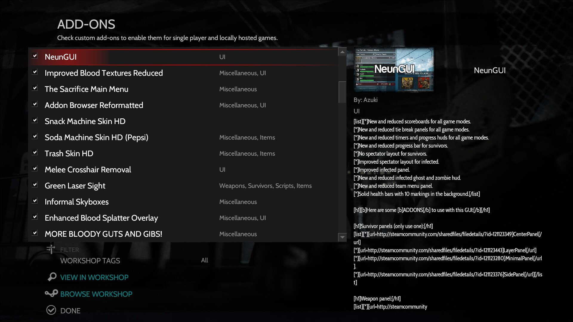 Font - Cabin Mod for Left 4 Dead 2 | L4D2 Mods