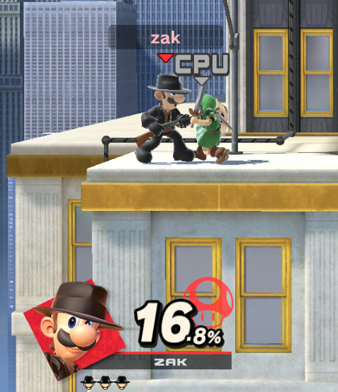 Mobster Luigi UI Mod for Super Smash Bros. Ultimate | SSBU Mods