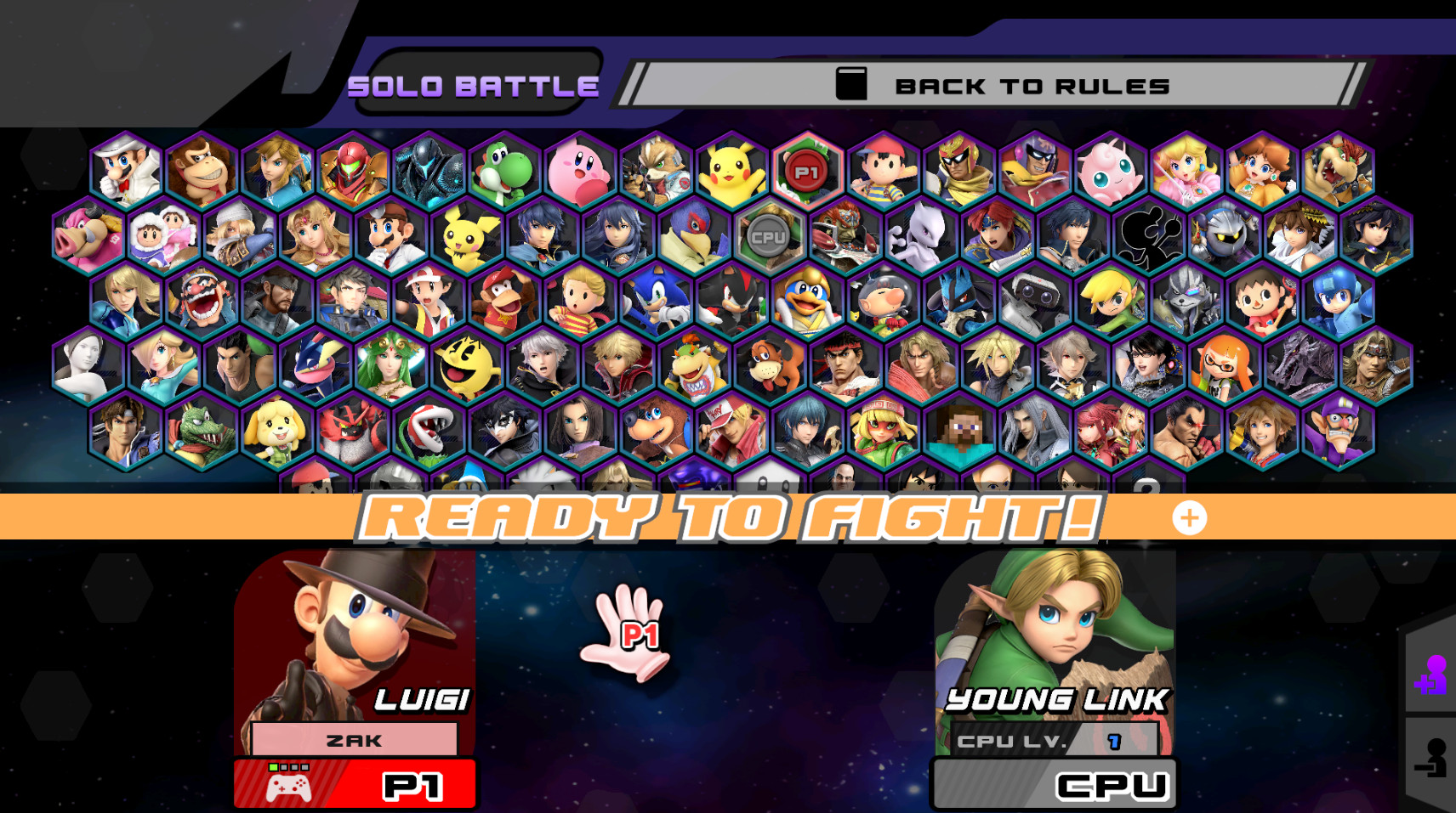 Mobster Luigi UI Mod for Super Smash Bros. Ultimate | SSBU Mods