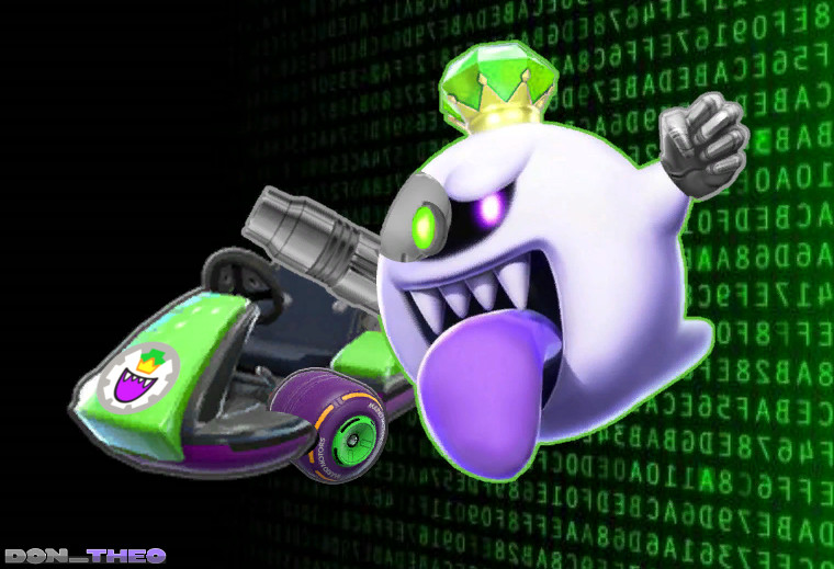 Cyber King Boo Mod for Mario Kart 8 | MK8 Mods