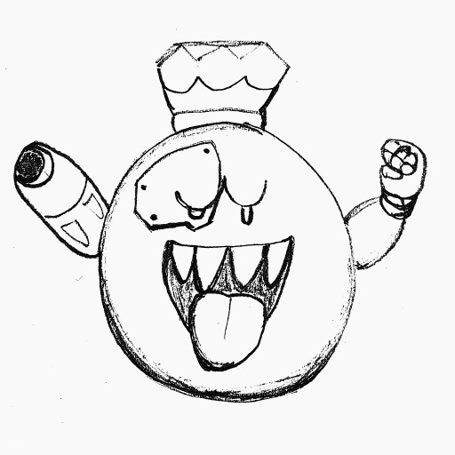 Cyber King Boo Mod for Mario Kart 8 | MK8 Mods