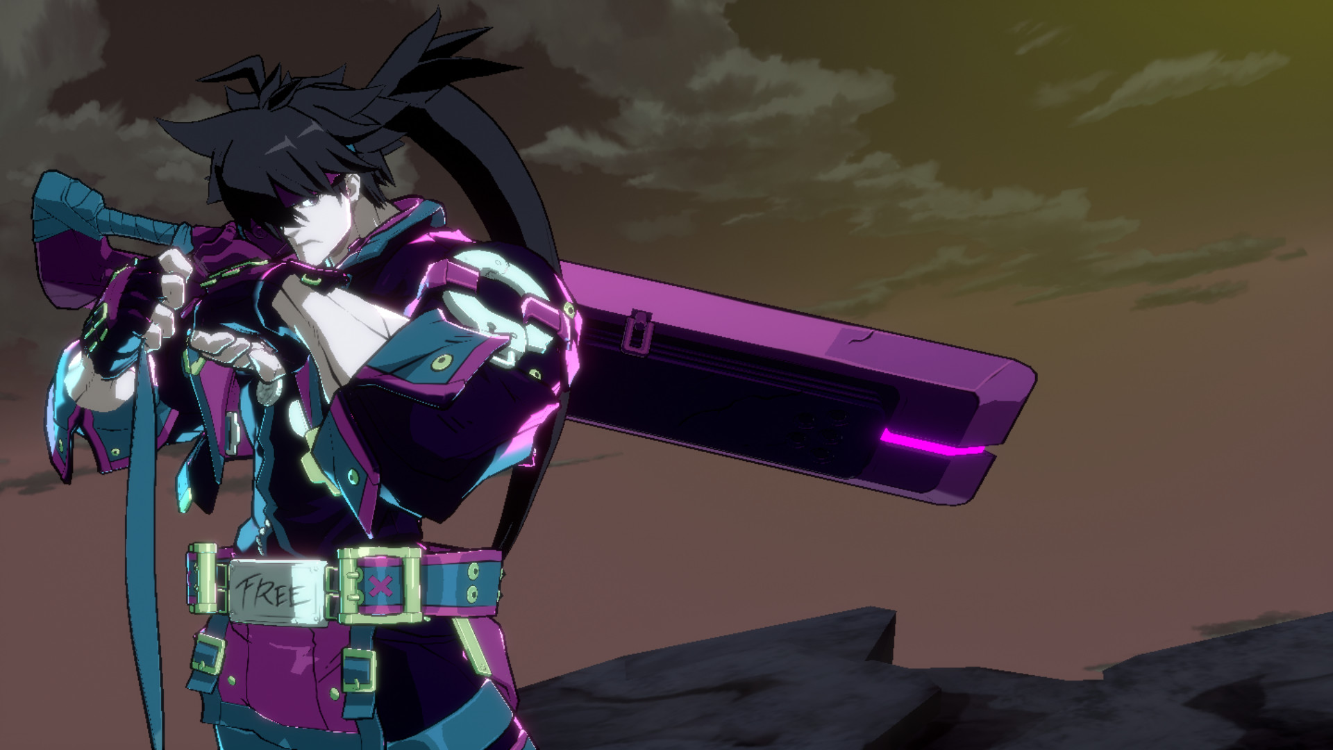 Neon Raid Sol (Colors 1-8) Mod for GUILTY GEAR -STRIVE- | GGST Mods