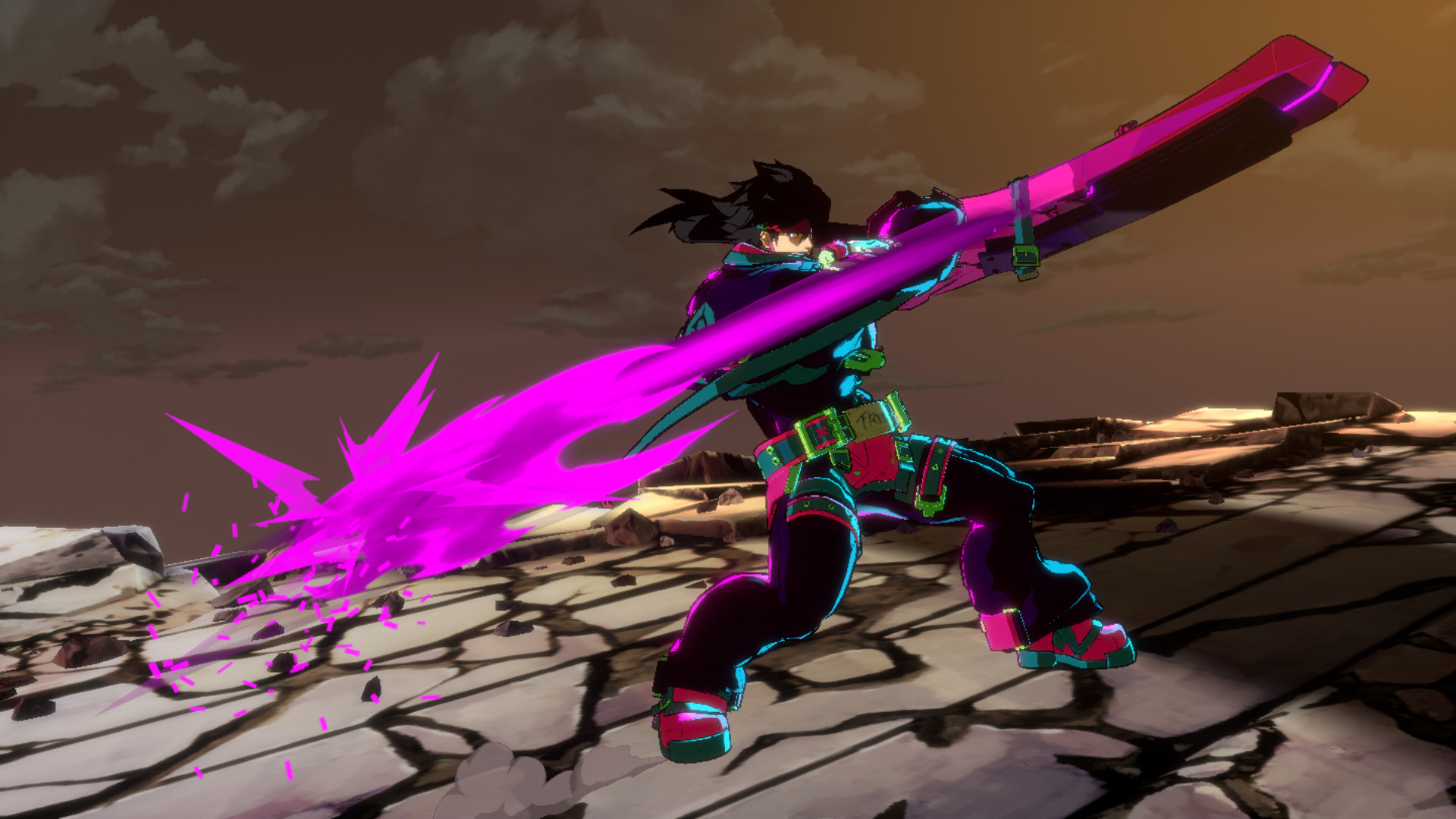 Neon Raid Sol (Colors 1-8) Mod for GUILTY GEAR -STRIVE- | GGST Mods