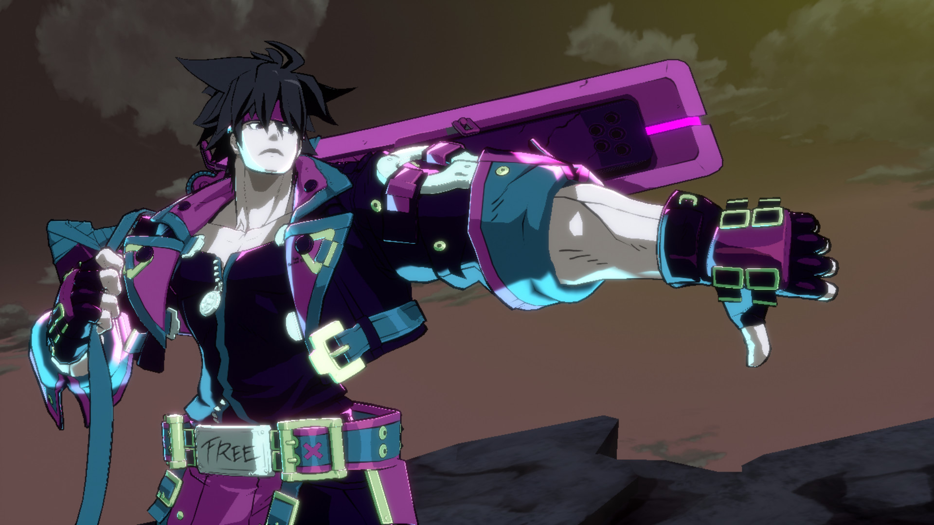 Neon Raid Sol (Colors 1-8) Mod for GUILTY GEAR -STRIVE- | GGST Mods