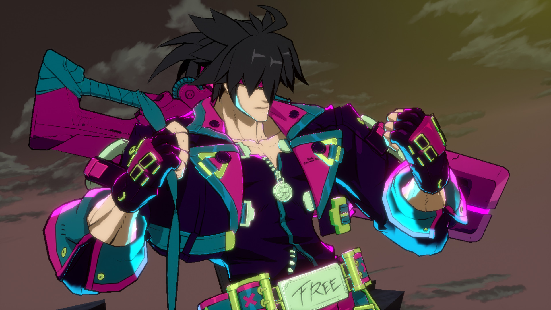 Neon Raid Sol (Colors 1-8) Mod for GUILTY GEAR -STRIVE- | GGST Mods