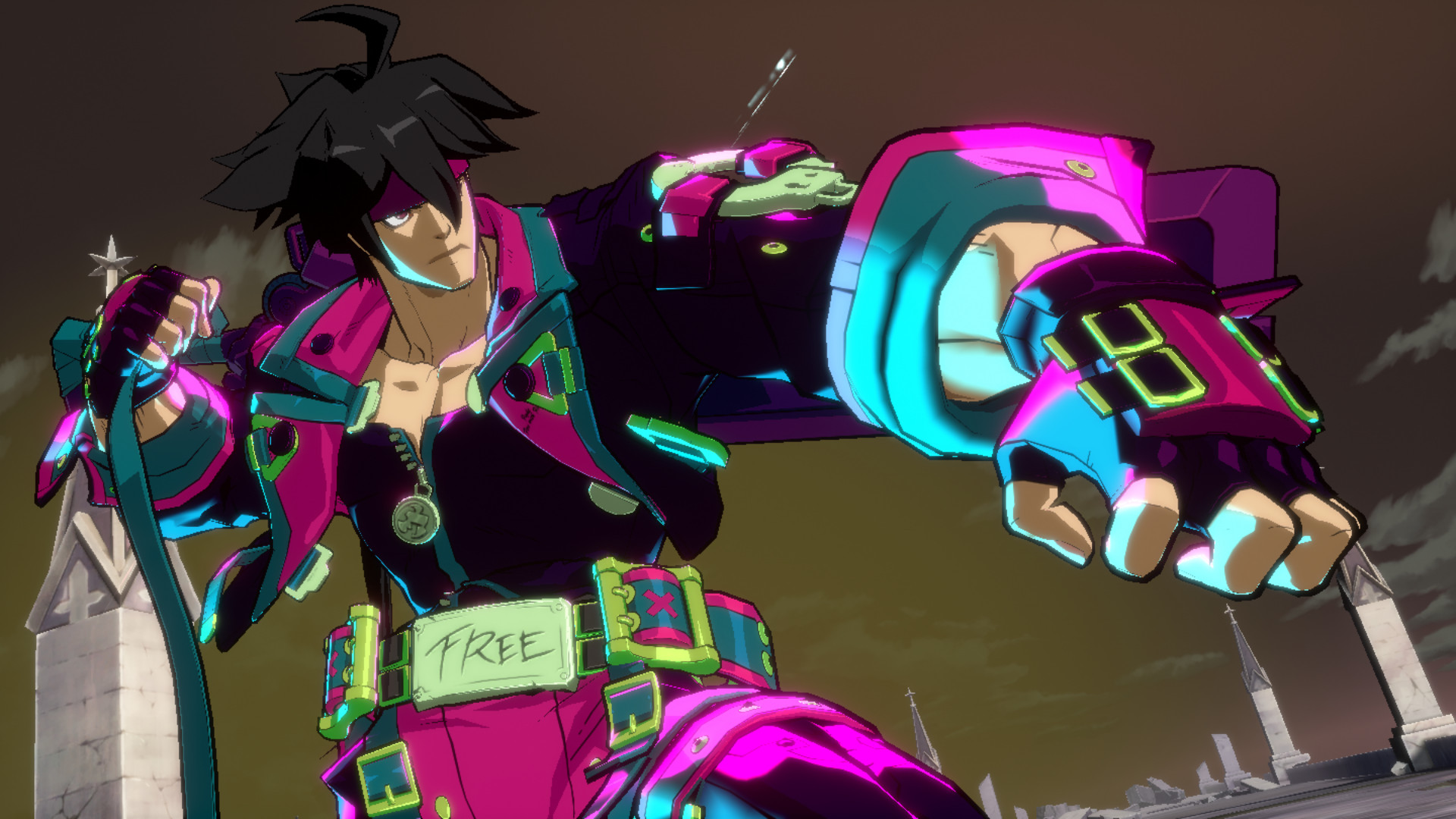 Neon Raid Sol (Colors 1-8) Mod for GUILTY GEAR -STRIVE- | GGST Mods