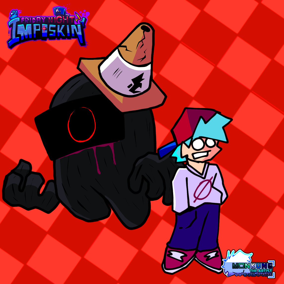 Friday Night Imposkin'Demo [Kemono/Black.EXE] Mod for Friday Night ...