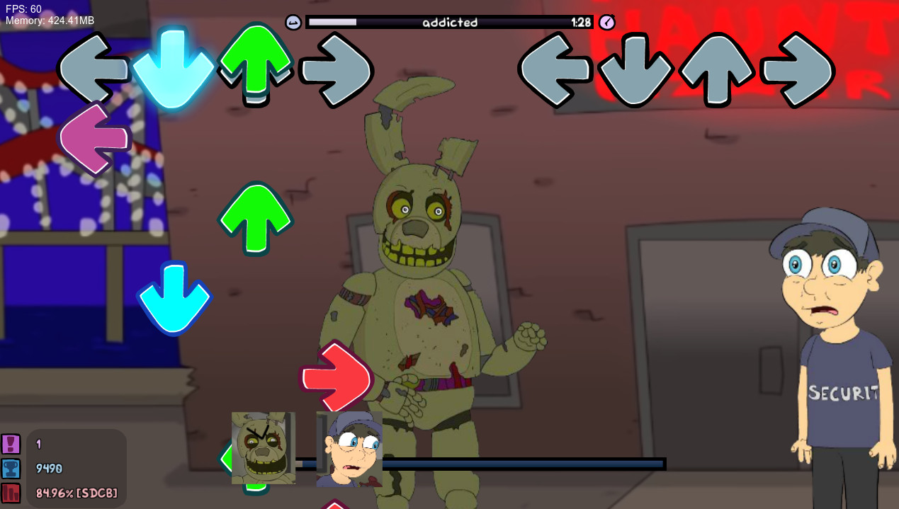 fnaf 3 the musical fnf oneshot Mod for Friday Night Funkin' | FNF Mods