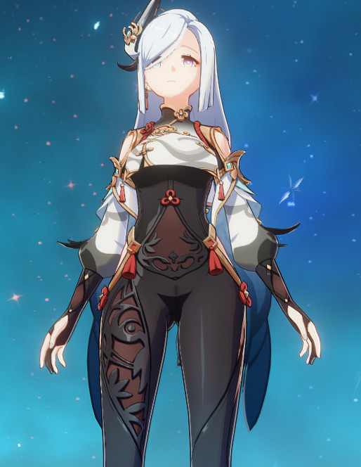 Capeless Shenhe Mod for Genshin Impact | GI Mods