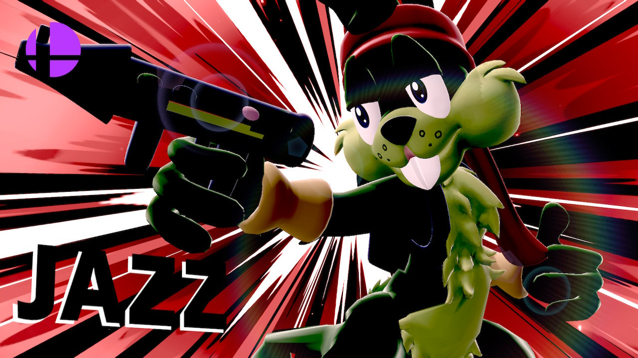 Jazz & Spaz Jackrabbit (Deluxe Mii) Mod for Super Smash Bros. Ultimate ...