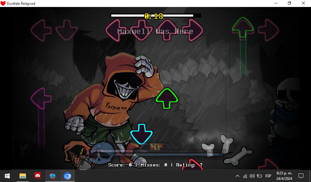 DUSTTALE RELAPSED RECREATED IN PSYCH ENGINE Mod for Friday Night Funkin ...