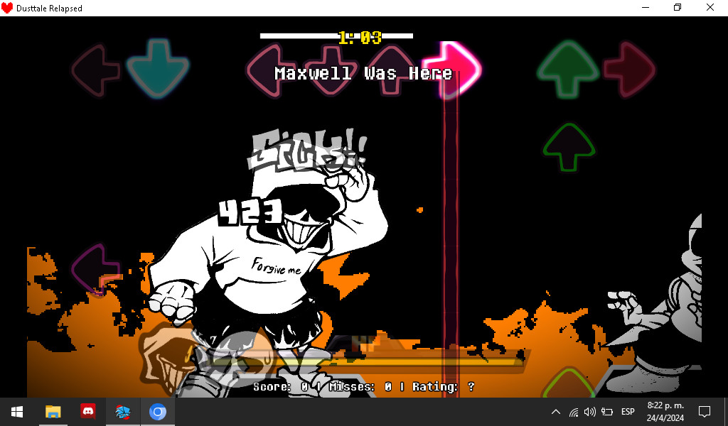 DUSTTALE RELAPSED RECREATED IN PSYCH ENGINE Mod for Friday Night Funkin ...