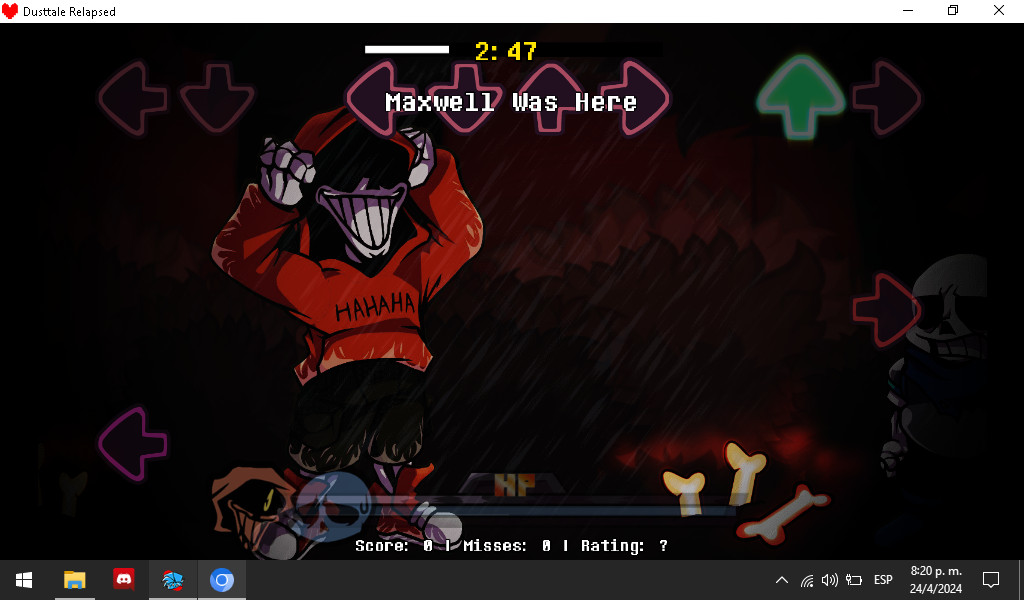 DUSTTALE RELAPSED RECREATED IN PSYCH ENGINE Mod for Friday Night Funkin ...