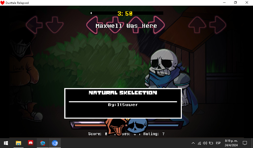 DUSTTALE RELAPSED RECREATED IN PSYCH ENGINE Mod for Friday Night Funkin ...