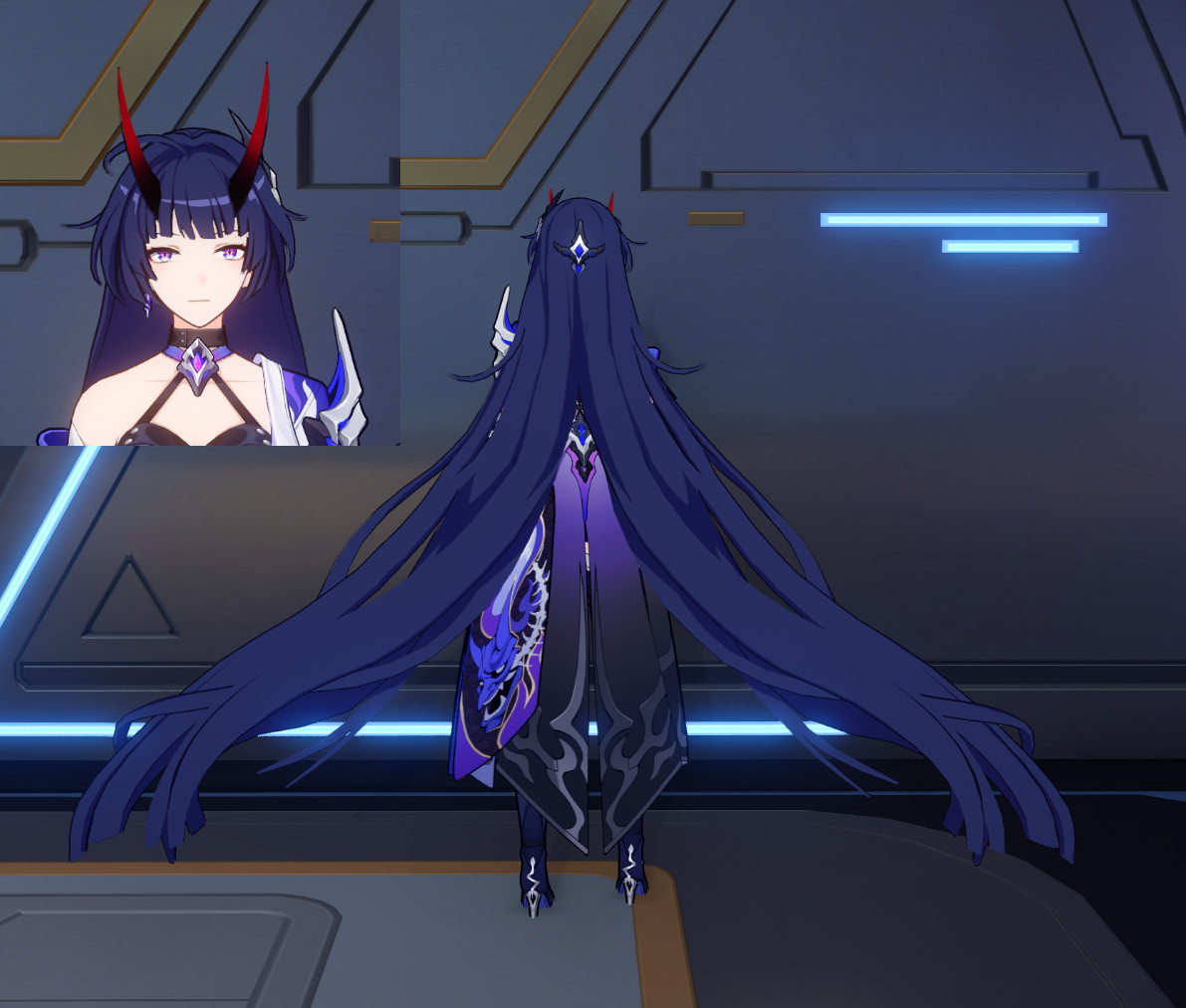 Acheron Hair Options Mod for Honkai Star Rail | HSR Mods