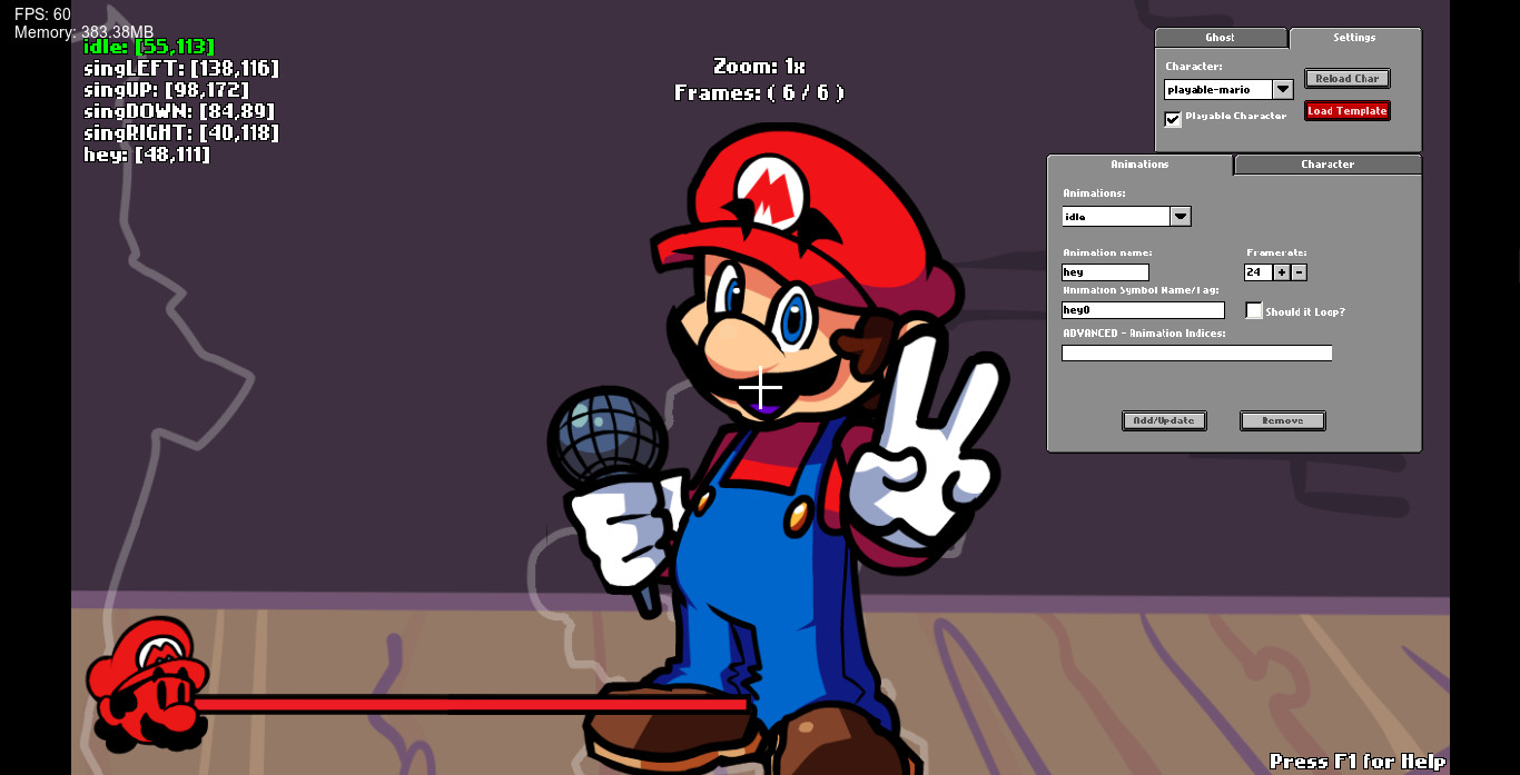 Playable Mario From Super Funkin' Galaxy V2 Demo Mod for Friday Night ...