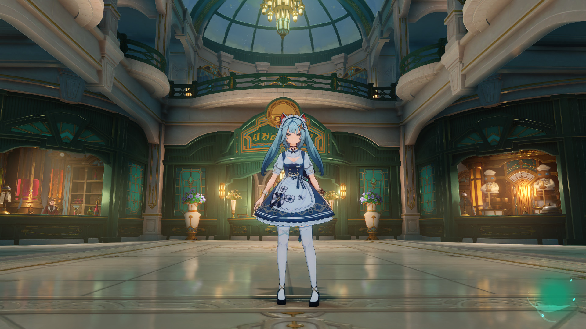 Faruzan Maid cafe Mod for Genshin Impact | GI Mods