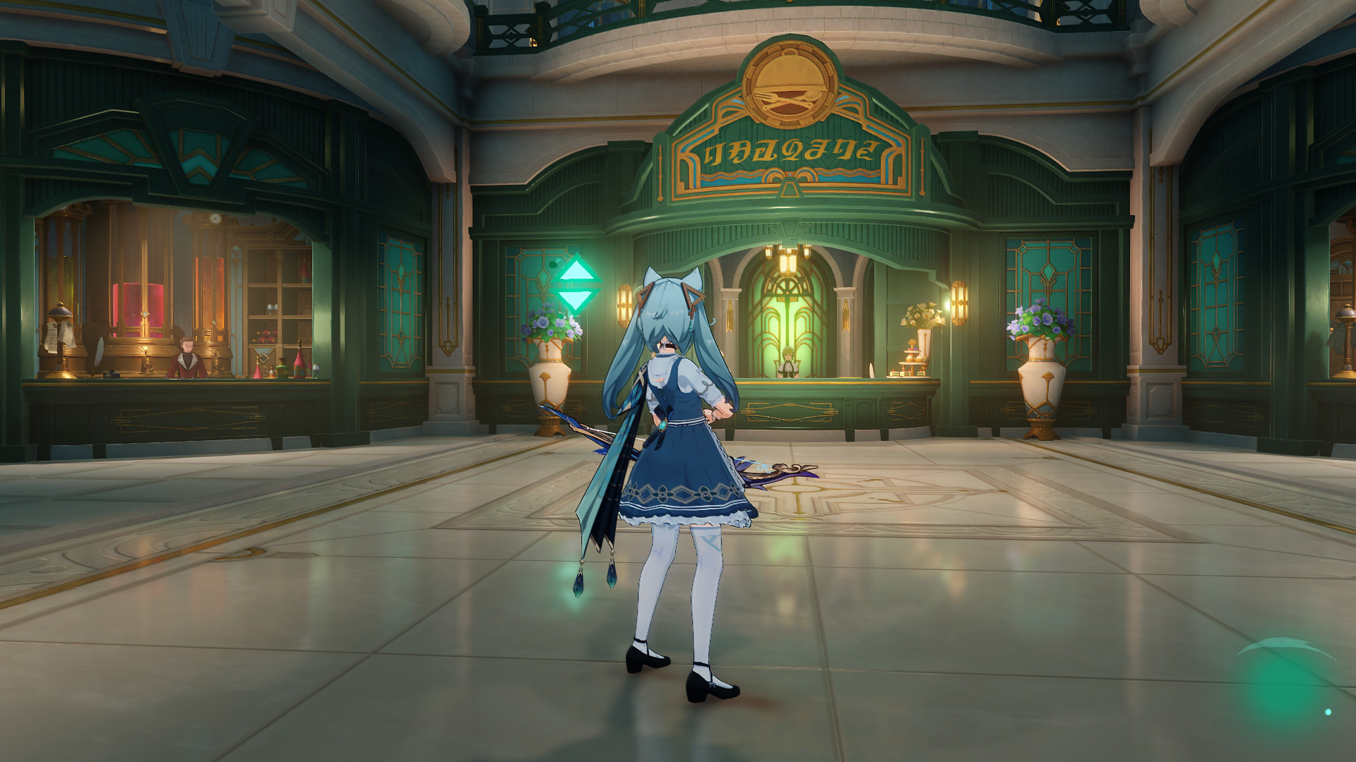 Faruzan Maid cafe Mod for Genshin Impact | GI Mods