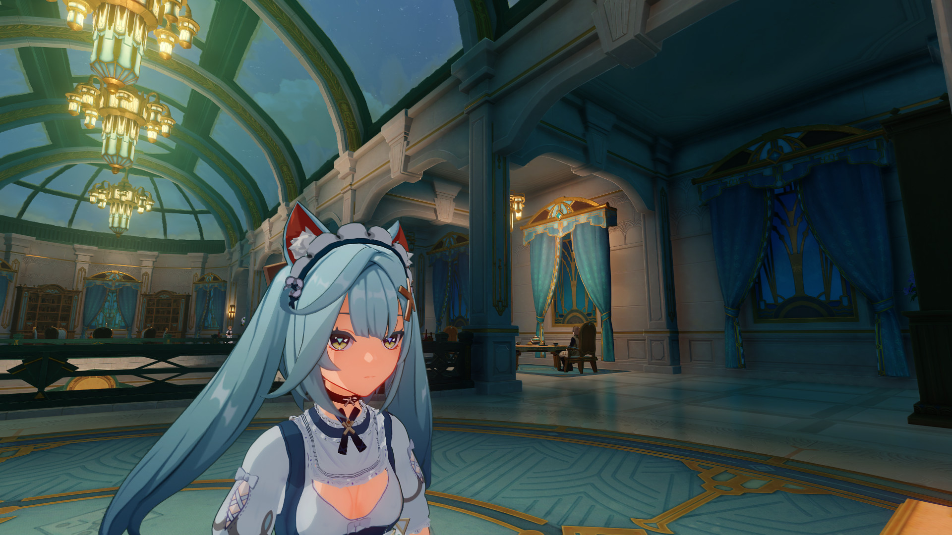 Faruzan Maid cafe Mod for Genshin Impact | GI Mods
