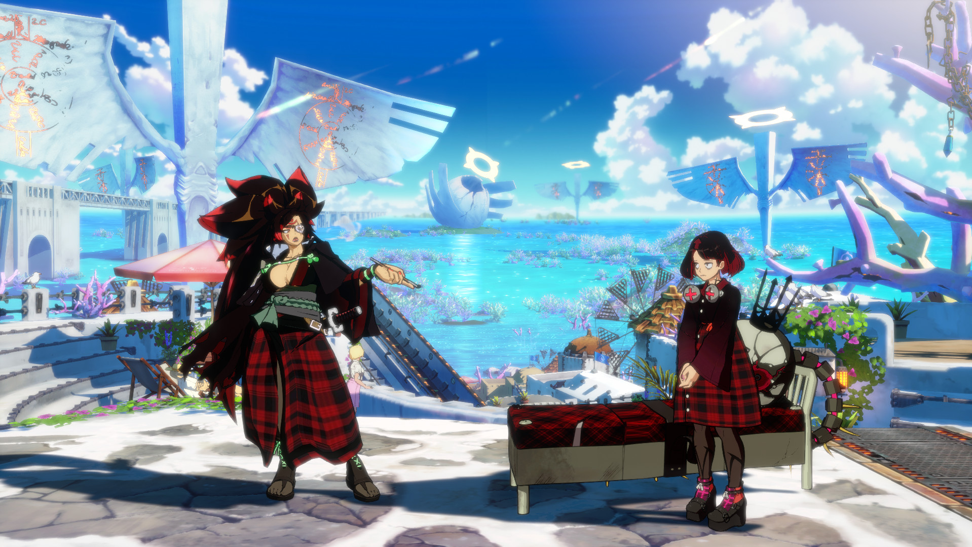 Goth Baiken and Delilah Skin set Mod for GUILTY GEAR -STRIVE- | GGST Mods
