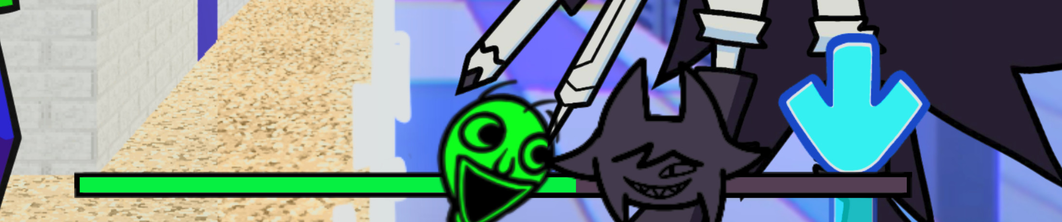 Baldi vs Miss Circle Mod for Friday Night Funkin' | FNF Mods