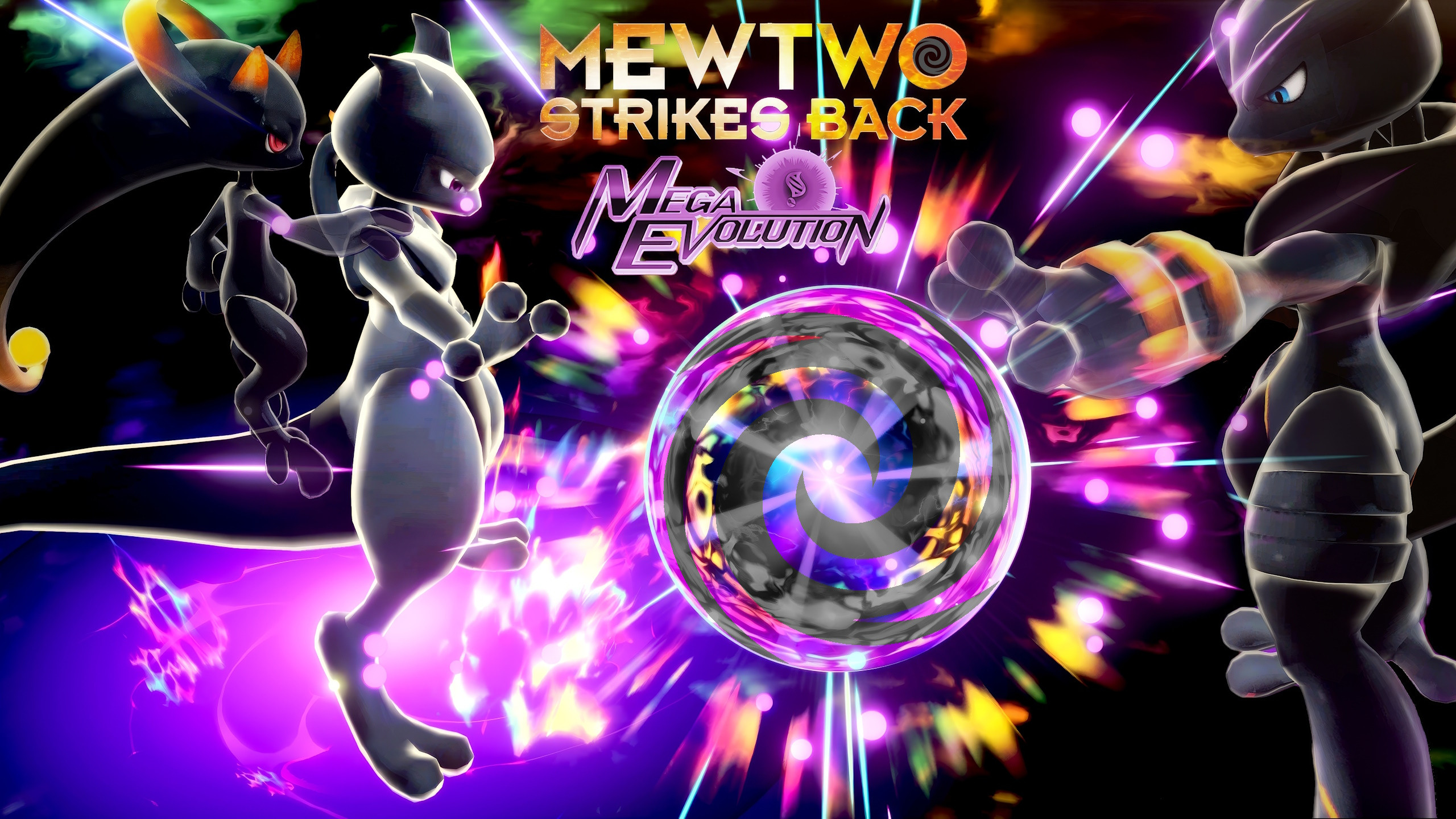 Mewtwo Trio with SHADOW FORM OVER SHINY !!! Mod for Pokemon Sword ...