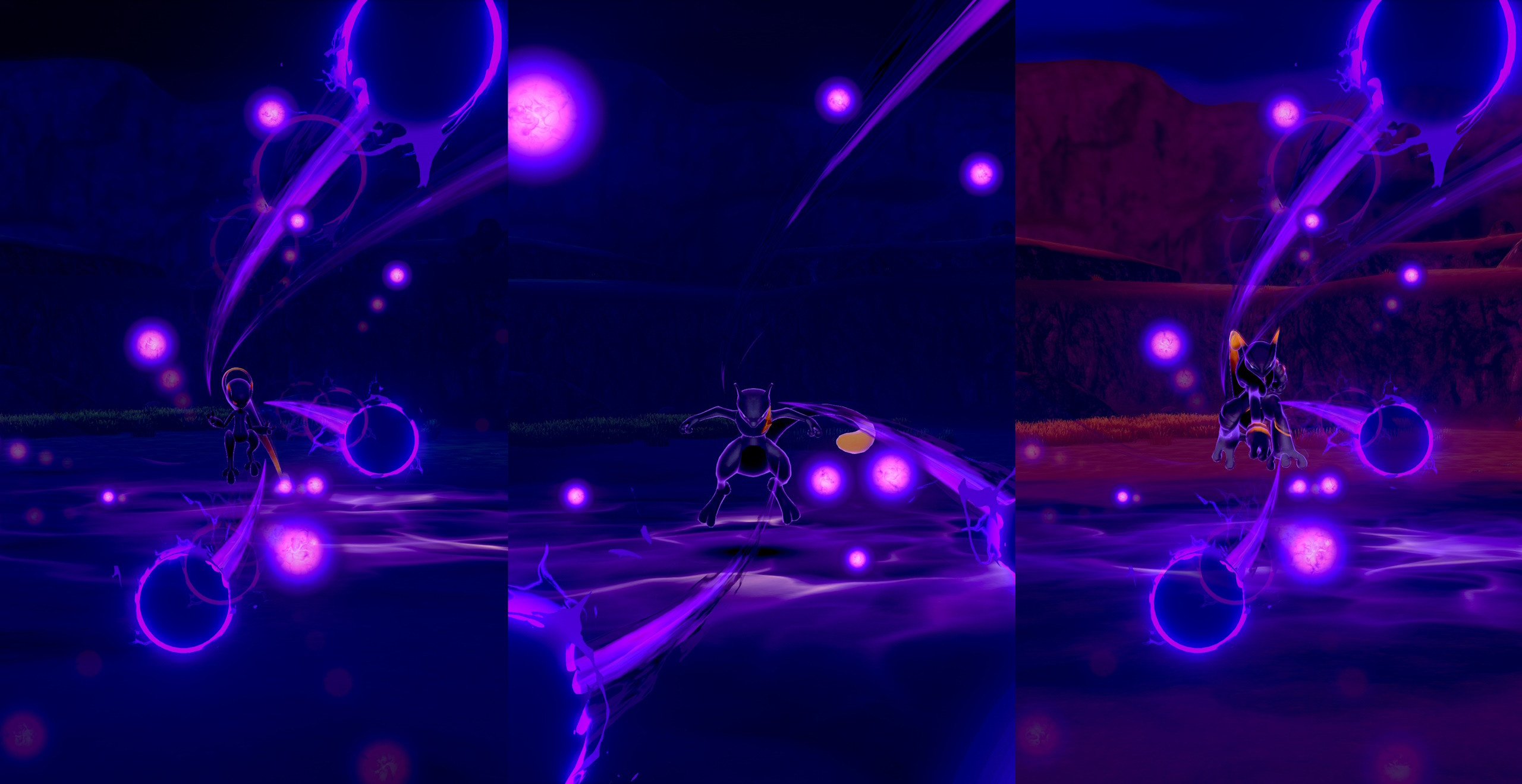 Mewtwo Trio with SHADOW FORM OVER SHINY !!! Mod for Pokemon Sword ...