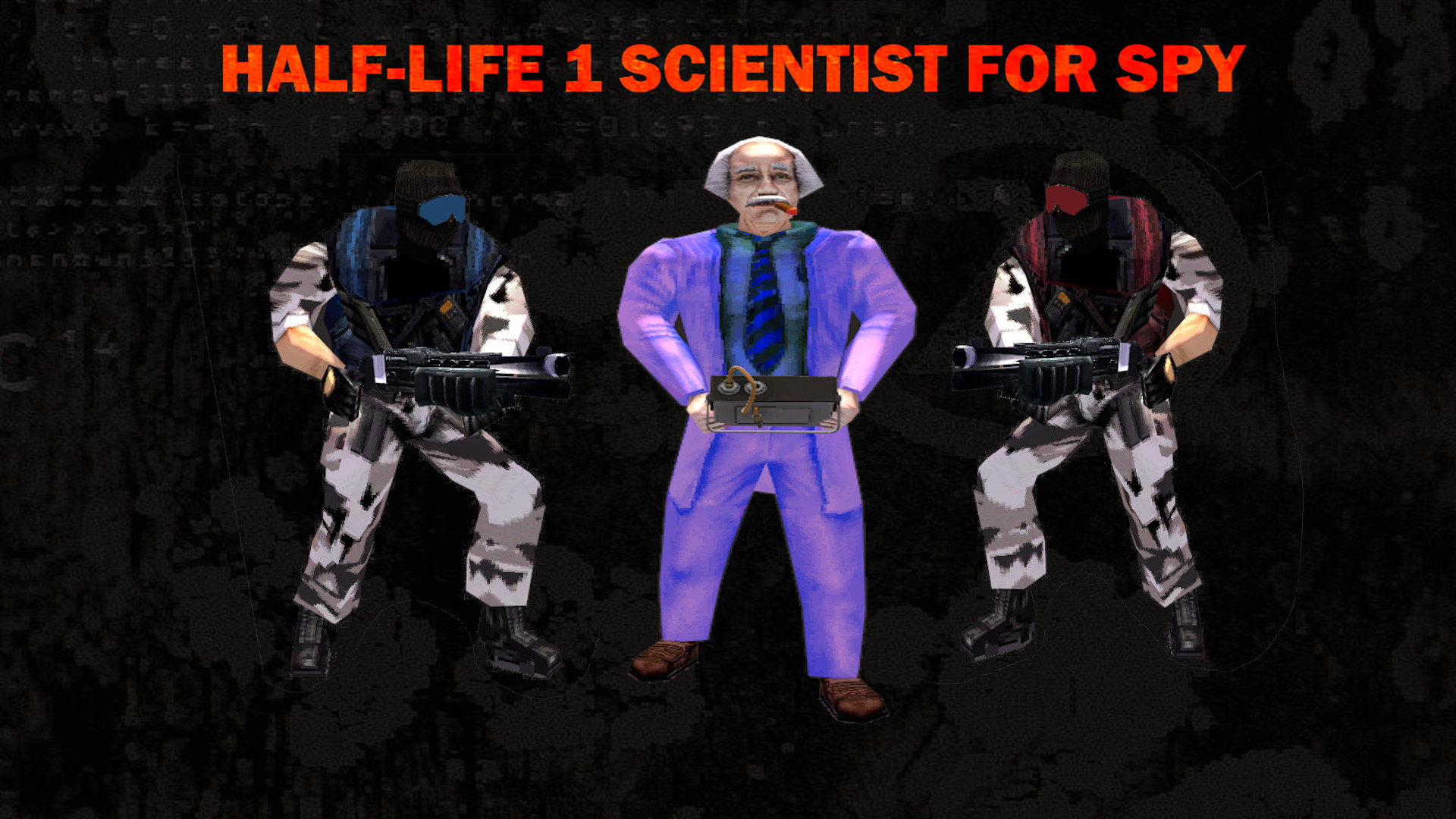 HL1 scientist for spy Mod for Team Fortress 2 | TF2 Mods