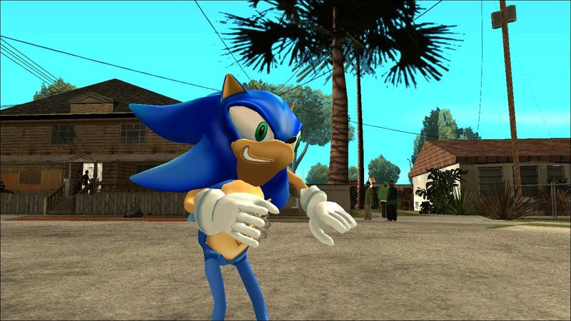 Sonic from: GTA Sonic Rings Mod for Sonic Adventure 2 | SA2 Mods