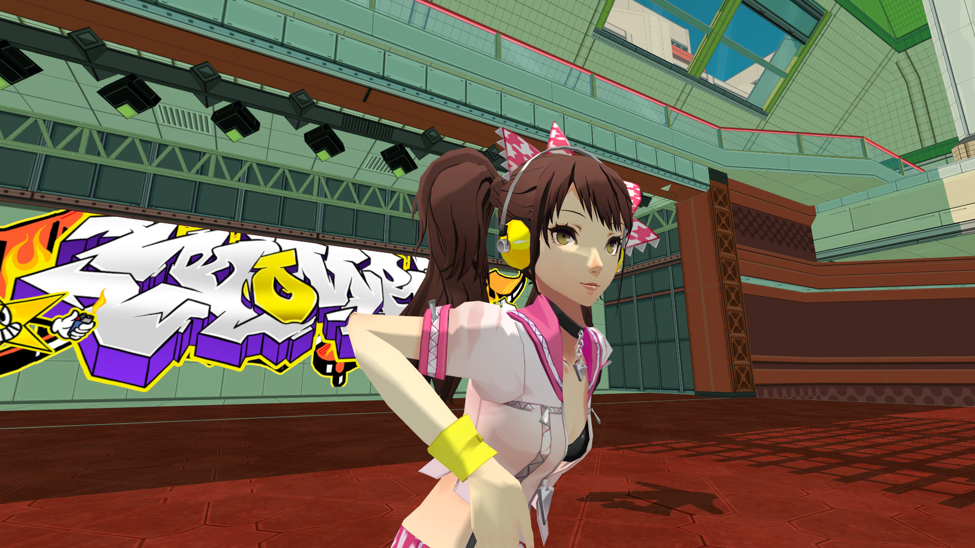 Rise Kujikawa (Persona 4 Dancing) Mod for Bomb Rush Cyberfunk | BRC Mods