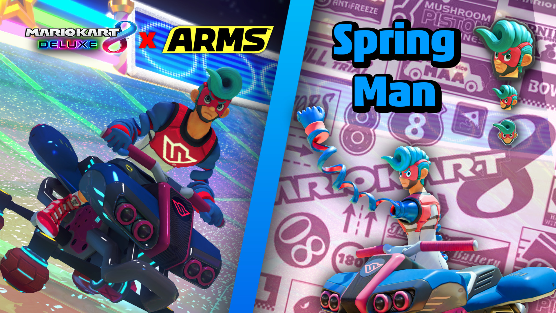 Spring Man Mod for Mario Kart 8 Deluxe | MK8D Mods