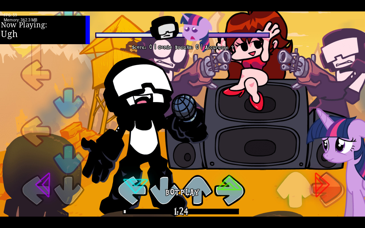 MLP FNF + Erect Mod for Friday Night Funkin' | FNF Mods