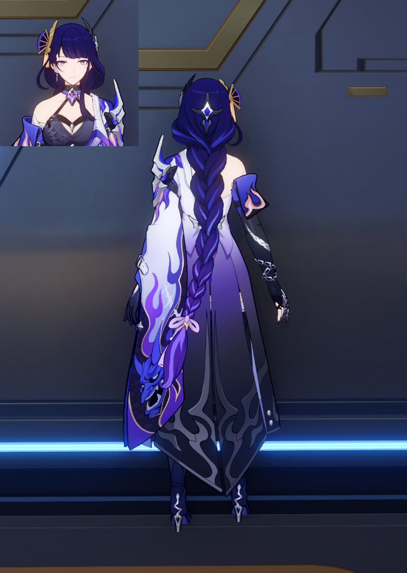 Acheron Hair Options Mod for Honkai Star Rail | HSR Mods