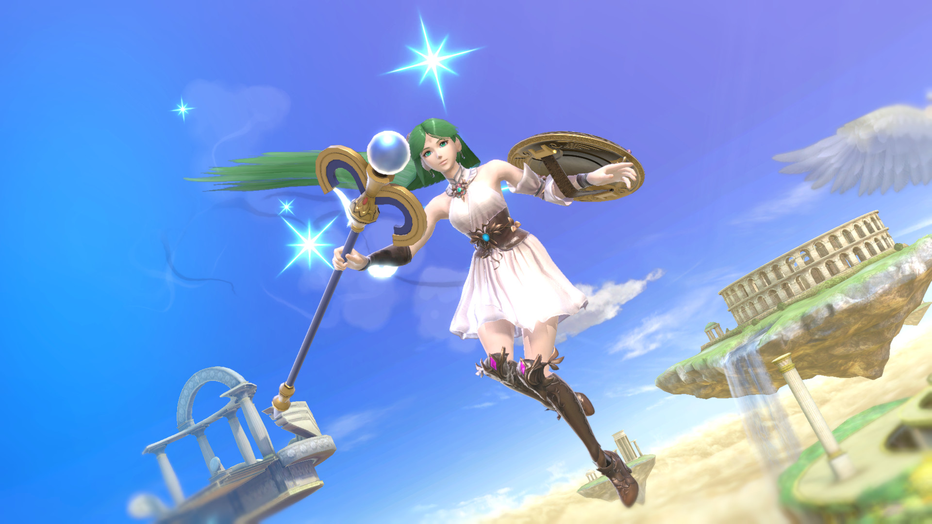 Greek Skies Palutena Mod for Super Smash Bros. Ultimate | SSBU Mods