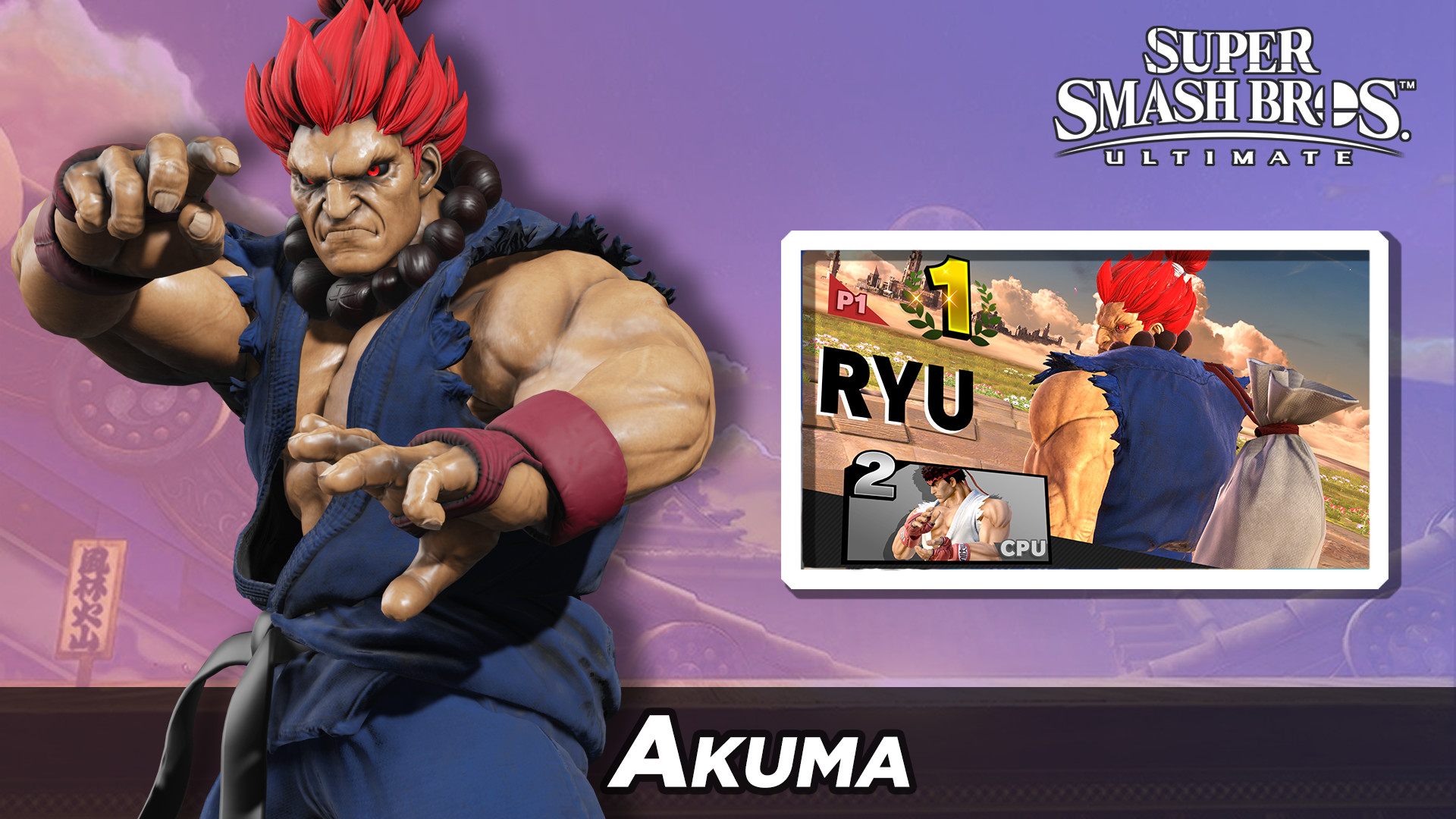 Classic Akuma (Street Fighter) Mod for Super Smash Bros. Ultimate | SSBU Mods