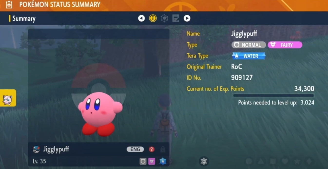 KIRBY Mod Mod for Pokemon Scarlet & Violet | PKMN SV Mods