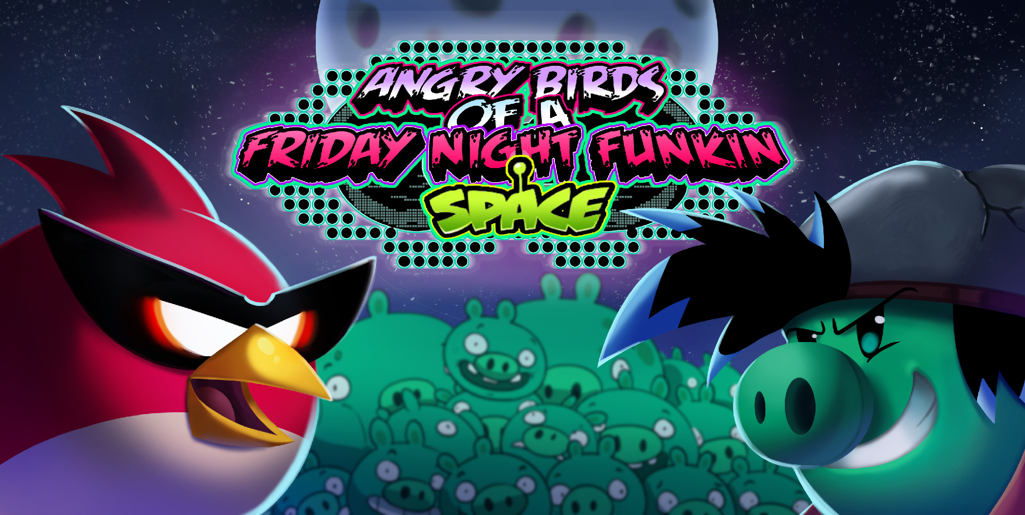 Angry Birds Of A Friday Night Space Mod for Friday Night Funkin' | FNF Mods