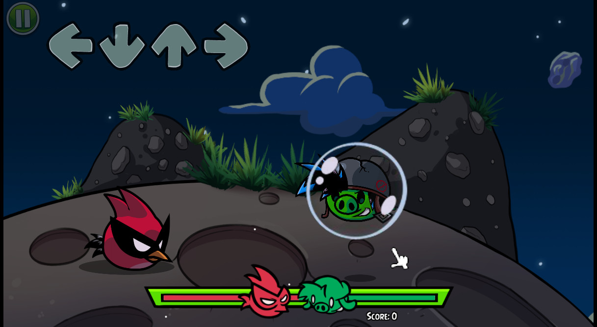 Angry Birds Of A Friday Night Space Mod for Friday Night Funkin' | FNF Mods