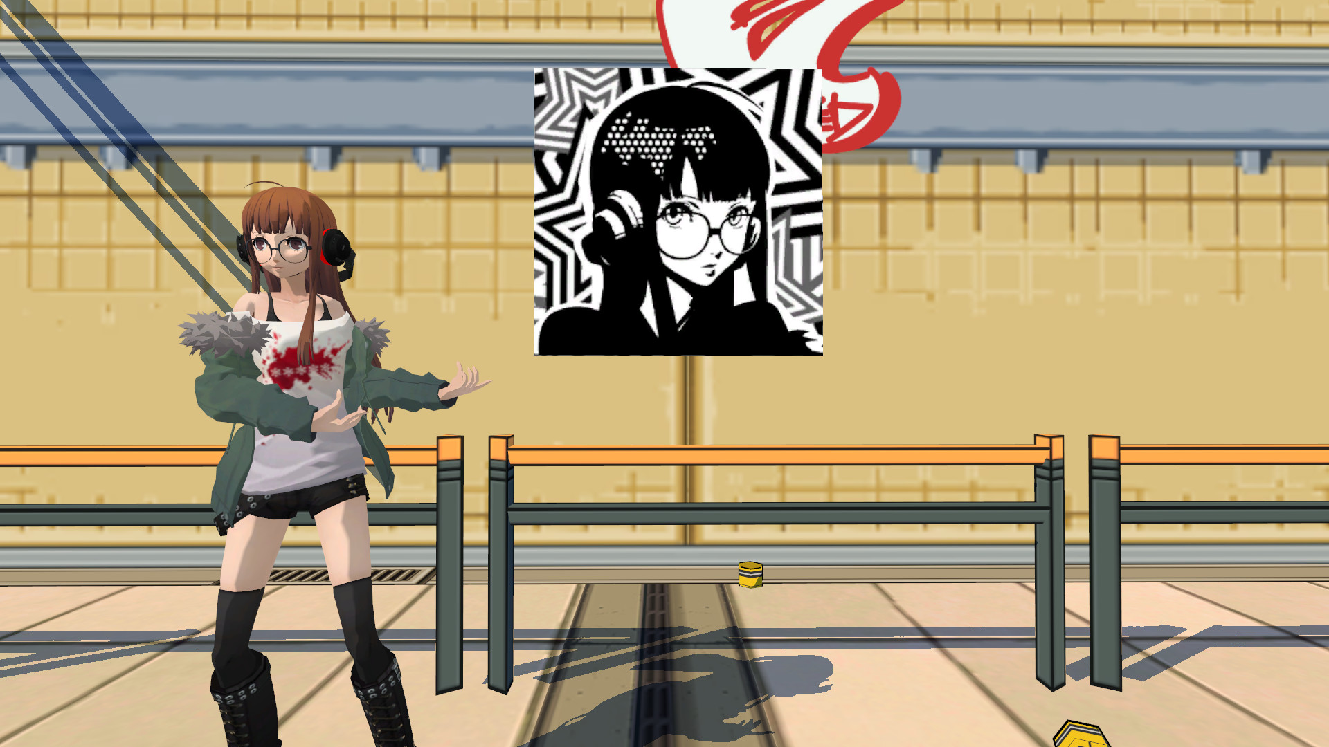 Futaba Sakura (Persona 5) Mod for Bomb Rush Cyberfunk | BRC Mods