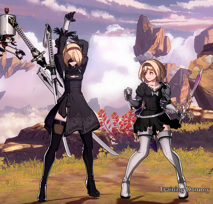 Blond 2B Mod for Granblue Fantasy Versus: Rising | GB Rising Mods