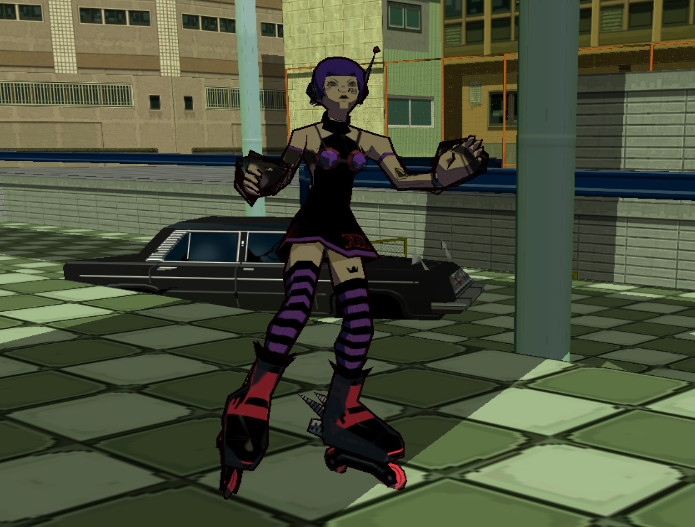 Goth Rhyth Mod for Jet Set Radio Future | JSRF Mods