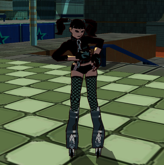 Goth Rapid 99 Mod for Jet Set Radio Future | JSRF Mods