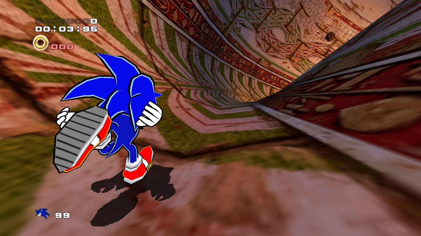 Yuji Uekawa Cel-shaded Sonic Mod for Sonic Adventure 2 | SA2 Mods