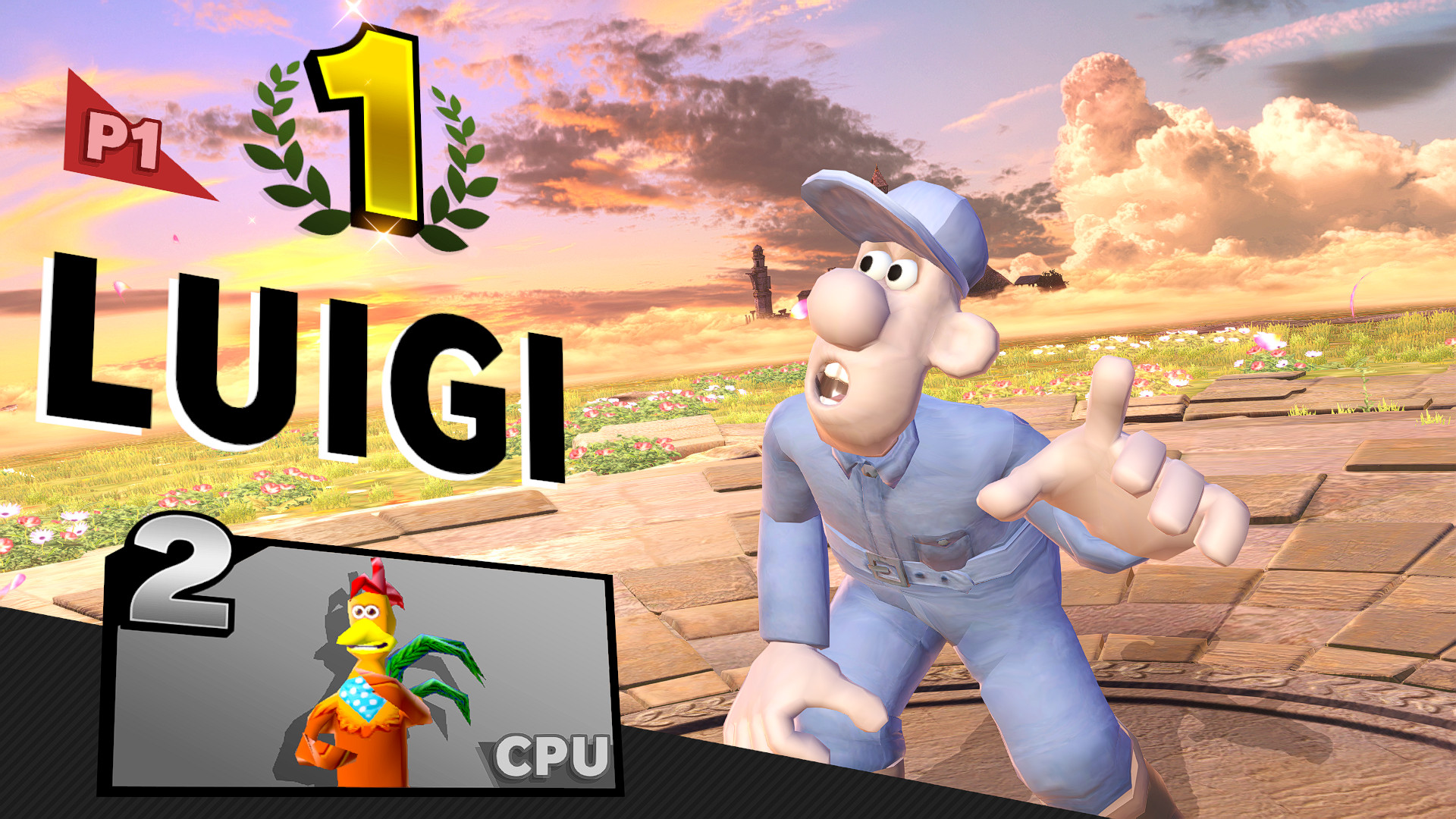 Wallace (Anti-Pesto) [Luigi c06] Mod for Super Smash Bros. Ultimate ...