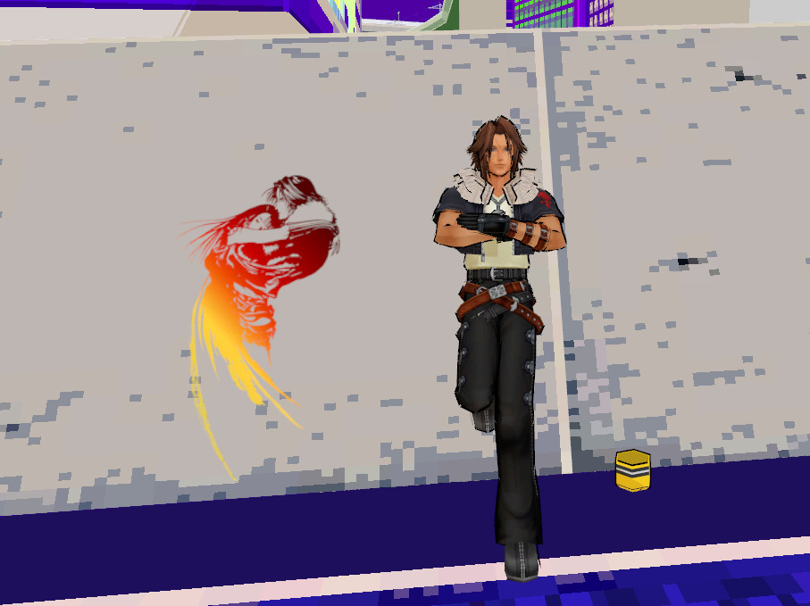 Squall/Leon (Final Fantasy VIII/Kingdom Hearts II) Mod for Bomb Rush ...