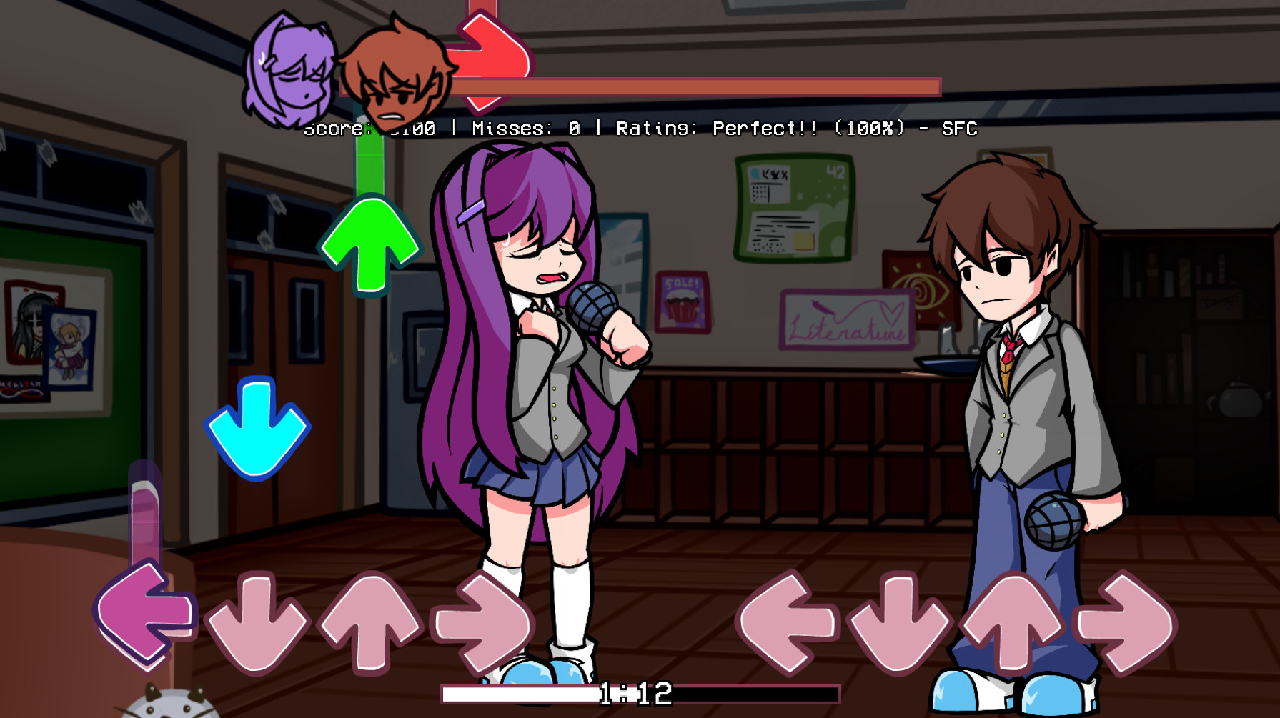 Unusal And Doki Forever (DDTO Cover) Mod for Friday Night Funkin' | FNF ...